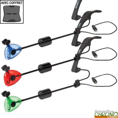 Coffret Extra Carp 3 Balanciers Lumineux EXC Lancer Set - Ecureuils - Swingers (12165923)
