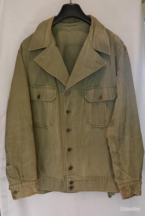 Veste treillis HBT us army 1er model 1941 WW2 - Vestes, blousons et ...