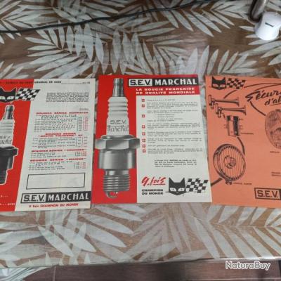 3 anciennes publicités " SEV MARCHAL " 1969 - Livres anciens (12176168)