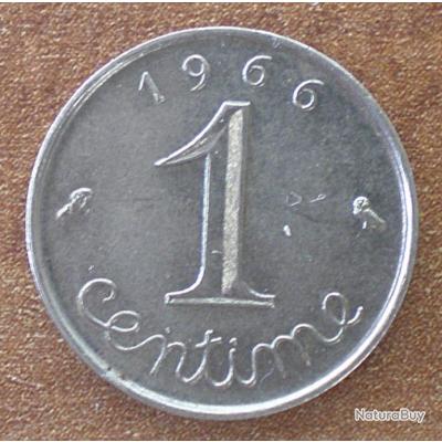 France 1 Centime 1966 Epi Piece Franc Centime Francs - Monnaies (12192965)