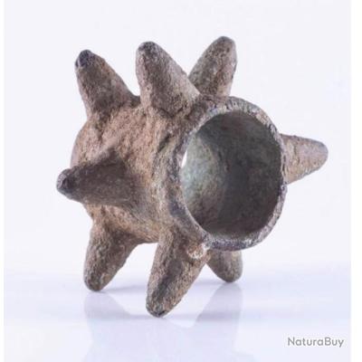 TETE DE MASSE ROMAINE EN BRONZE (IIIe - Ier siècle AV JC). Roman mace ...