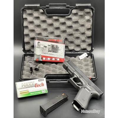 Mega Promo - Pack prêt à tirer Pistolet Glock 17 Gen5 avec laser calibre 9mm PAK - Pistolets d ...