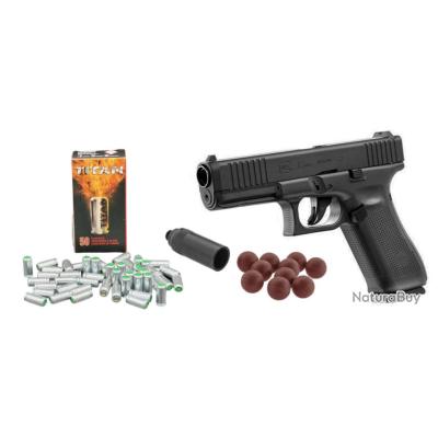 Mega Promo - Pack prêt Défense Glock 17 Gen5 avec embout Self-Gomm ...