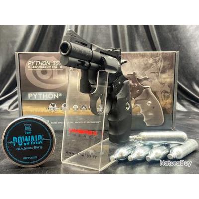 Pack prêt à tirer "REVOLVER COLT PYTHON" - 2.5" - CO2 - CAL 4.5 MM ...