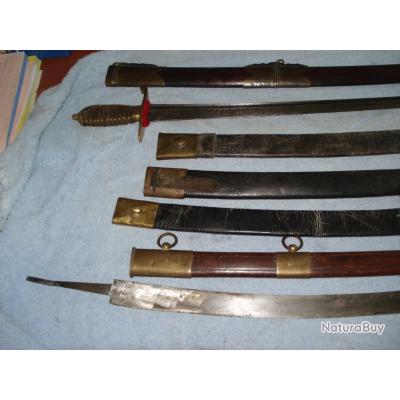 LOT FOURREAU SABRE + DIVERS - Sabres (12214977)