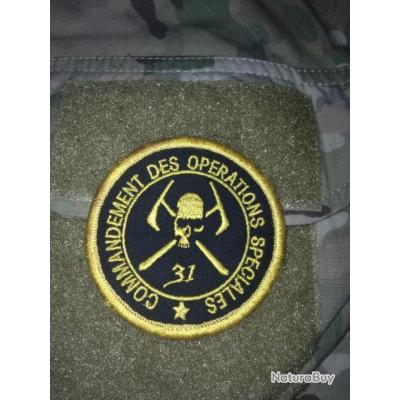 Patch écusson Commandement des Opérations Spéciales COS Groupe 31 Spin ...