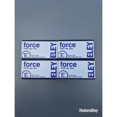 200 munitions ELEY FORCE calibre 22lr - Munitions - Balles 22LR (12220794)