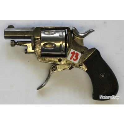 REVOLVER FABRICANT LIEGE MODÈLE MINION NICKEL - Revolvers (12237416)