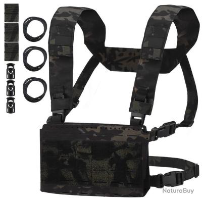 Chest Rig MKV Micro MK5 - Multicam Black - Gilets tactiques Airsoft ...