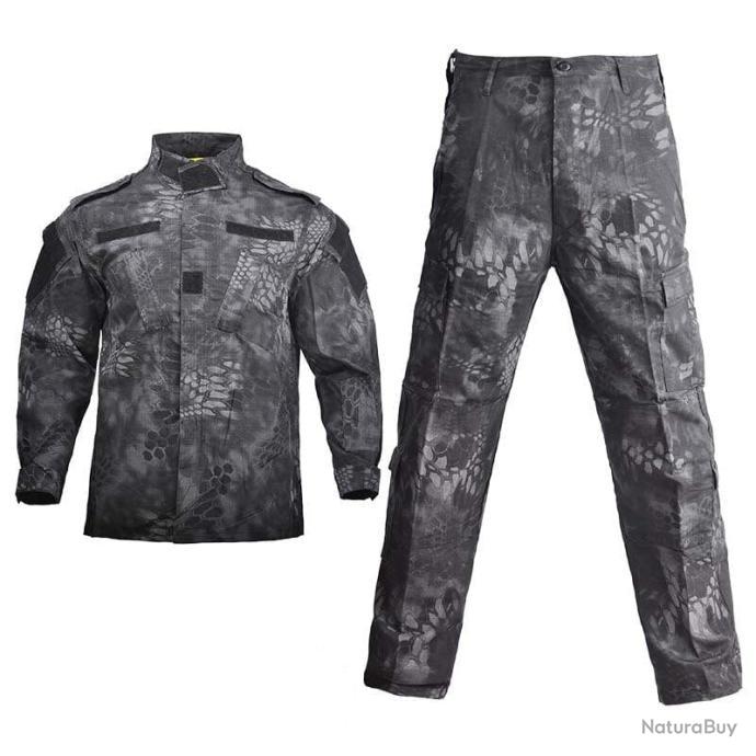 Ensemble uniforme camouflage HWild - Black Python / XXL- (95-105kg ...