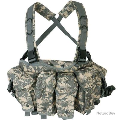 Harnais Chest Rig AK 47 Tactical ABS - Digital ACU - Gilets tactiques ...