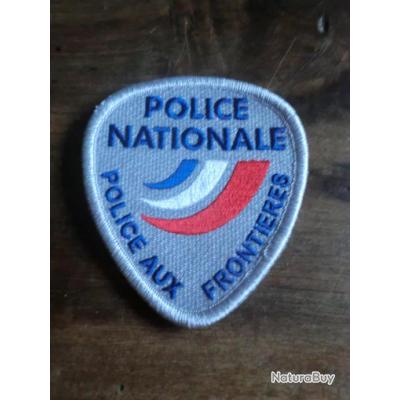 Insigne brodée patch Police nationale aux frontieres - Insignes en ...