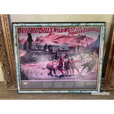Carton Buffalo Bill Wild west show - Objets décoratifs Western (12281444)