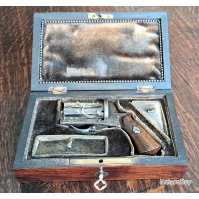 Pepperbox revolver with case - Revolvers (12284663)