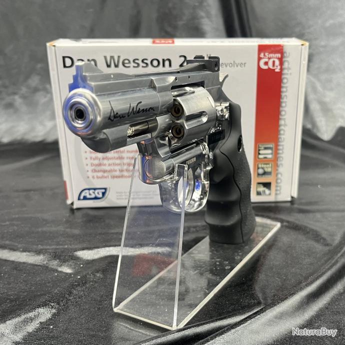 Revolver DAN WESSON 2.5'' Silver 4.5 CO2-BBS - Revolvers CO2 (13022674)