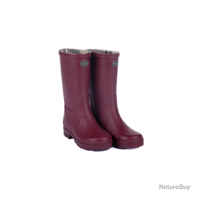 Bottes pour enfants Le Chameau Doublées jersey Rouge - Bottes (12337083)