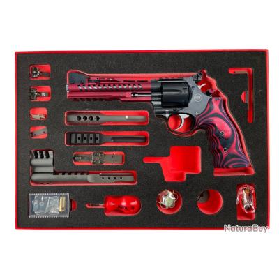 Revolver KORTH Super Sport GTA red cal .357 Mag 6 JWilson Grip black ...