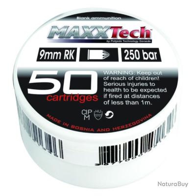 CARTOUCHES A BLANC MAXXTECH POUR REVOLVER , CALIBRE: 9MM RK / 380. Lot ...