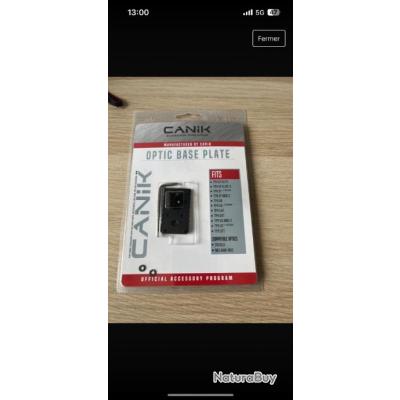 Optic base plate Canik - Embases pour montage fixe (12358891)