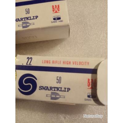 100 Cartouches 22 Lr Swartklip HV - Munitions - Balles 22LR (12385446)