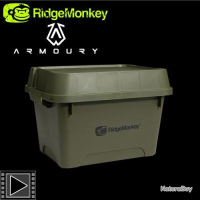 Coffre de Stockage Ridgemonkey Armoury Stackable Storage Box 16L ...