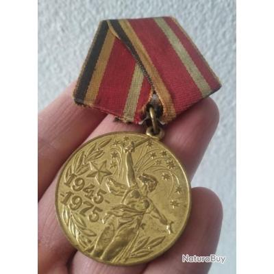 MÉDAILLE COMMÉMORATIVE 30 ANNIVERSAIRE DE LA VICTOIRE II GUERRE ...
