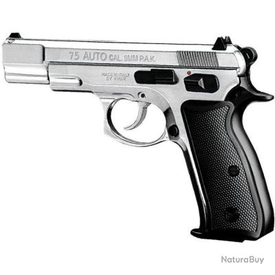 Pistolet Kimar Auto 75 Cal. 9mm Pak - Chrome - Pistolets d'alarme ...