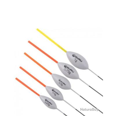 GURU FLOTTEUR CARBON PINGER STEM FLOATS GURU Jaune 0,75gr - Flotteurs (12470933)