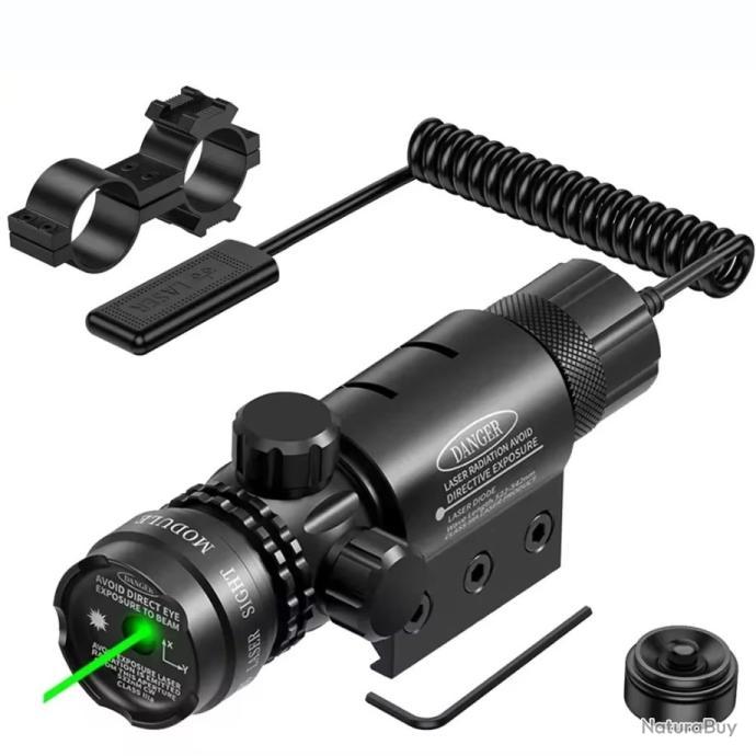 Laser Vert Ultra puissant pour rail picatinny ou fixation lunette avec ...