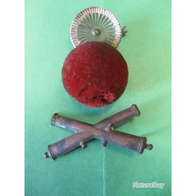 Pompon de Shako Suisse dit "piou-piou" D'artillerie Vaudois Mod 1888 ...