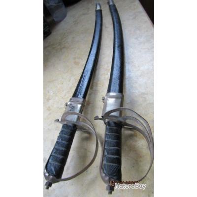 Paire sabre briquet Indien Pakistan récents pour décoration - Armes ...