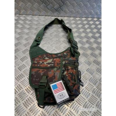 MFH Sacoche militaire en bandoulière bw camo shoulder bag - Pochettes ...
