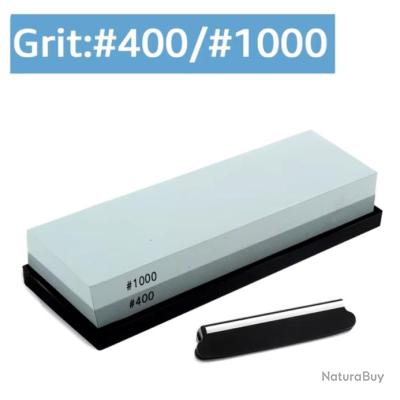 Pierre à Aiguiser Professionnelle Double Face Base Antidérapante 2 ...