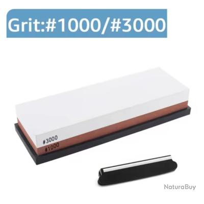Pierre à Aiguiser Professionnelle Double Face Base Antidérapante 2 ...