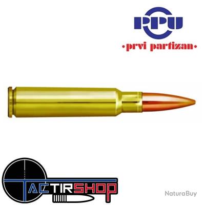 Munition PARTIZAN PPU 8x57 JS 198-Grs FMJ boite de 20 - Balles Calibre ...