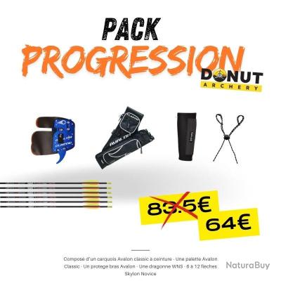 Kit d'équipements Progression Donut Archery - Gaucher / Large / Violet ...