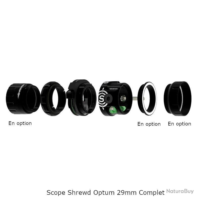 Scope Shrewd Optum 29mm Complet - Droitier / Sans Fibre / x7 - Systèmes de visée (12570564)