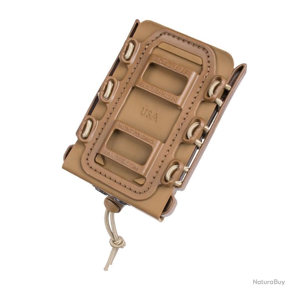 Porte Chargeur G-CODE - Rifle - Soft Shell Scorpion - attache clips OD ...
