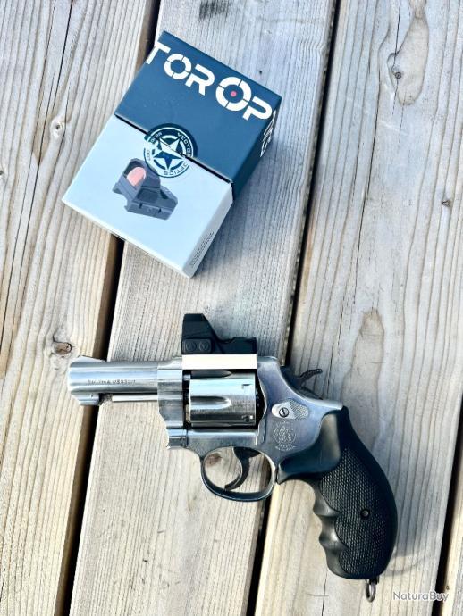 PACK OPTIC READY Smith & Wesson Mod. 64 inox canon 3'' cal. .38 Special ...