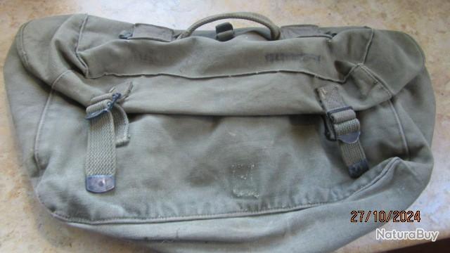 Musette US army utilisée Pack field cargo 1944 seconde guerre ww2 ...