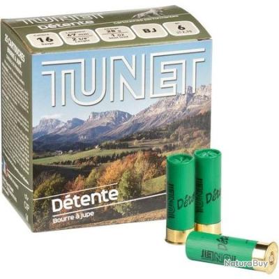 TUNET Cartouches de chasse DETENTE par boite de 25 16 67 28g ...