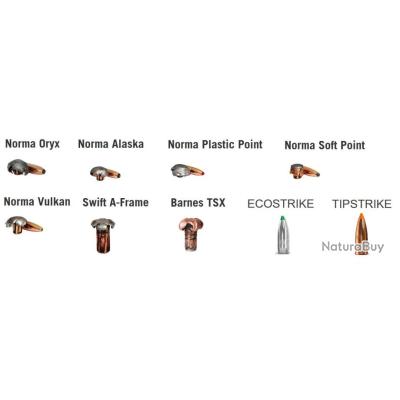 NORMA Ogive n68001 - oryx - 8 mm- .323 - 196gr 12,7g x100 .323 196Gr - Ogives (12601463)