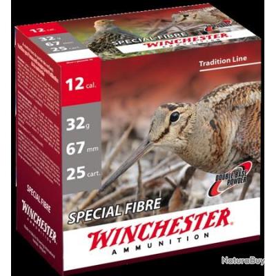 WINCHESTER Cartouches de chasse Spécial fibre - par boite de 25 12 / 67 ...