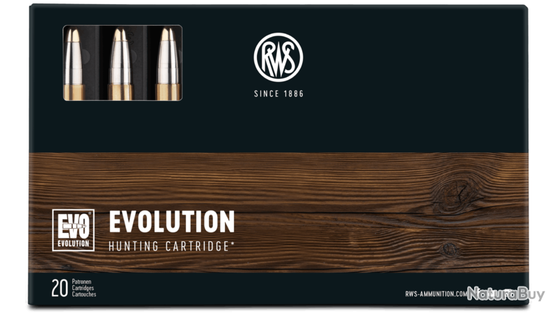 RWS Balles de chasse Evo - par boite de 20 308 WINCHESTER 184Gr ...