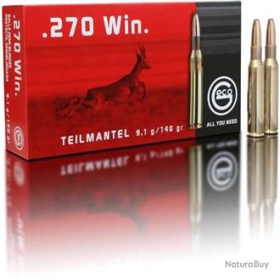 GECO Balles de chasse Tm 1/2 blindée - par boite de 20 270 WINCHESTER ...