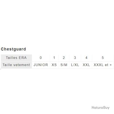 Plastron ambidextre Era pour femme XXXL - Décoche et protections (12608581)