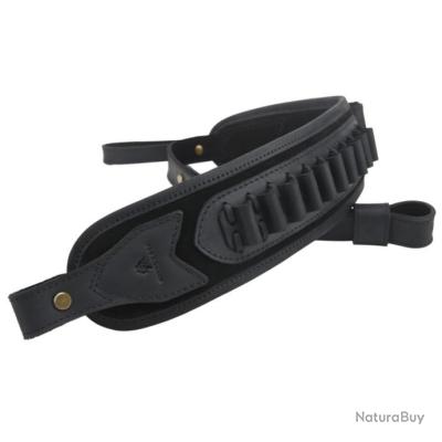 Sangle ajustable en cuir suédé Black(.22lr .22mag) - Bretelles pour ...