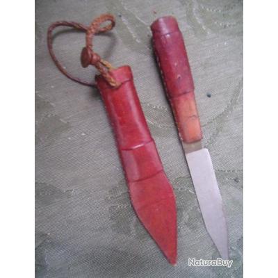 Couteau africain long. 26 cm - Armes blanches du monde et ethnique ...