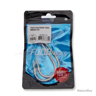 Fudo Hooks Southern Tuna Ringed Eye 10/0 - Hameçons mer (12629646)