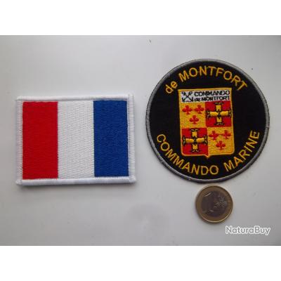 Lot écussons commando marine et France insignes tissu collection ...